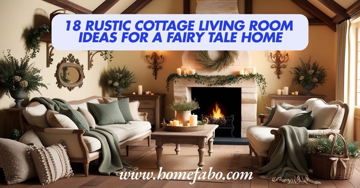 18 Rustic Cottage Living Room Ideas for a Fairy Tale Home - Home Fabo