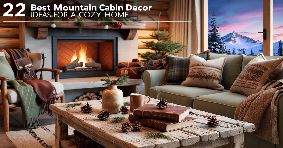 22 Best Mountain Cabin Decor Ideas for a Cozy Home - Home Fabo