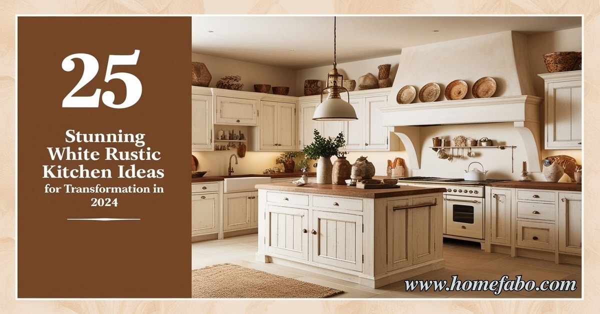 25 Stunning White Rustic Kitchen Ideas for Transformation in 2024 ...