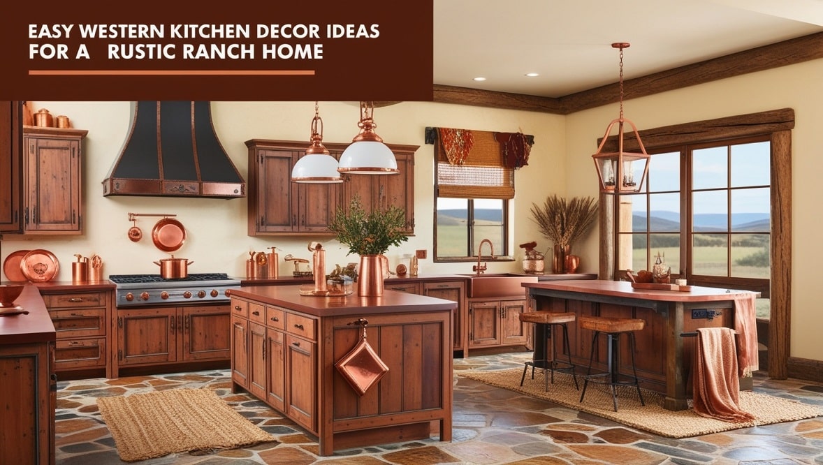 22 Easy Western Kitchen Decor Ideas for a Rustic Ranch Home - Home Fabo
