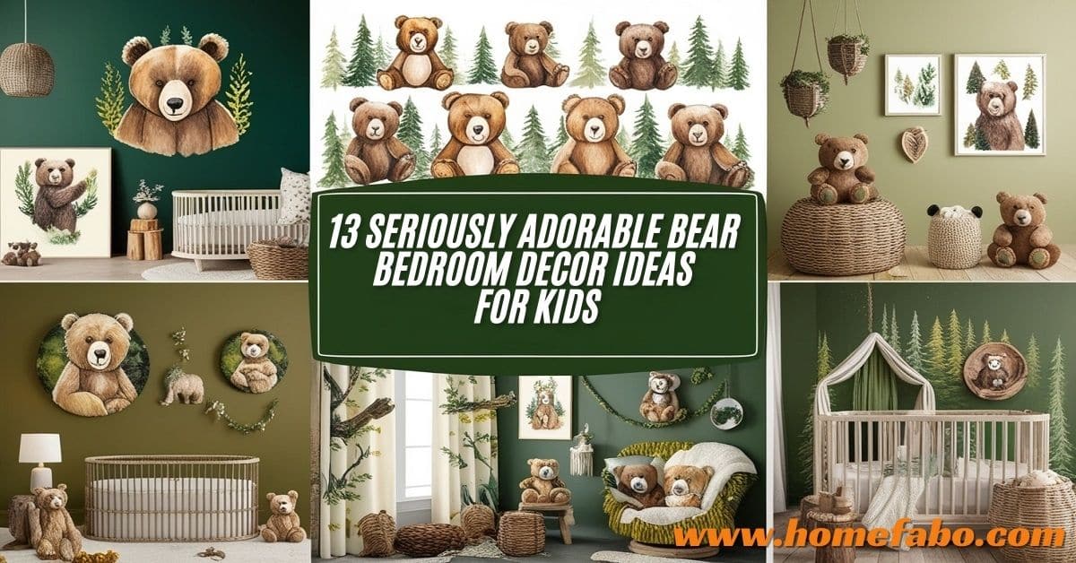 13 Seriously Adorable Bear Bedroom Decor Ideas for Kids - Home Fabo