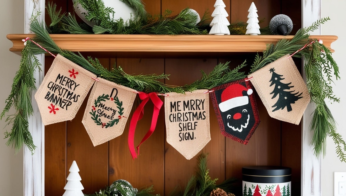 15 Creative DIY Christmas Shelf Decor Ideas on a Budget - Home Fabo