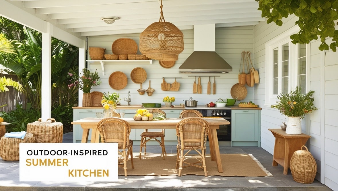 22 Beautiful Summer Kitchen Ideas for Small Kitchens - Home Fabo